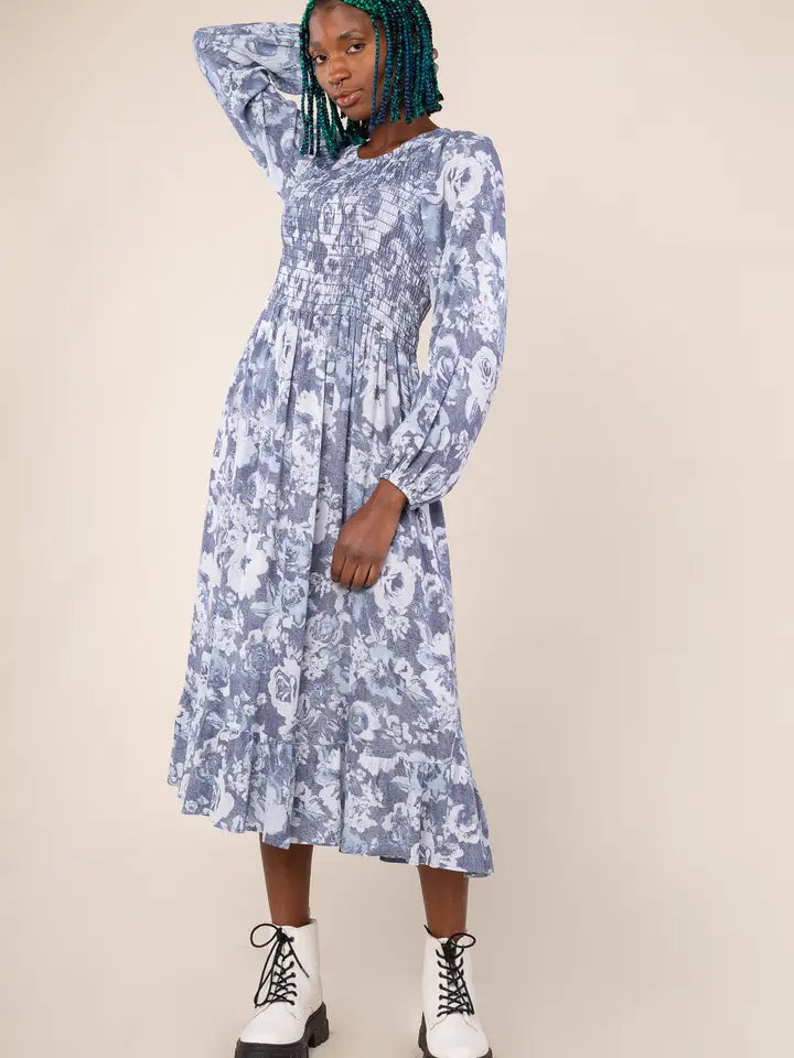 The "Waverly" Floral Smocked Dress – Beloved Clothing Co.